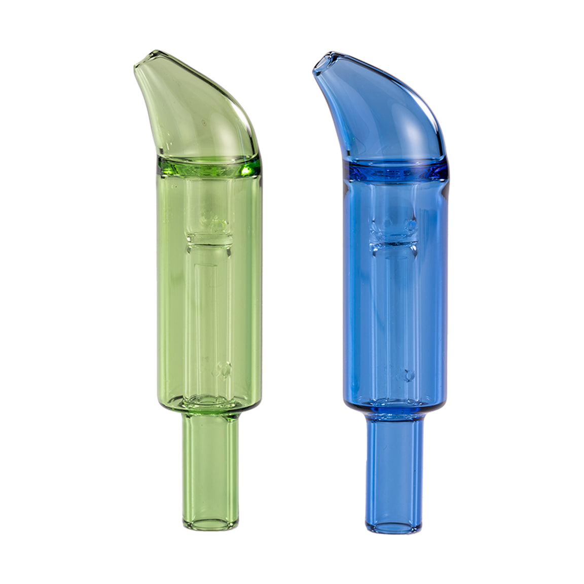 Shop POTV Bent Glass Mini Bubbler [Fast Shipping] - Planet Of The Vapes