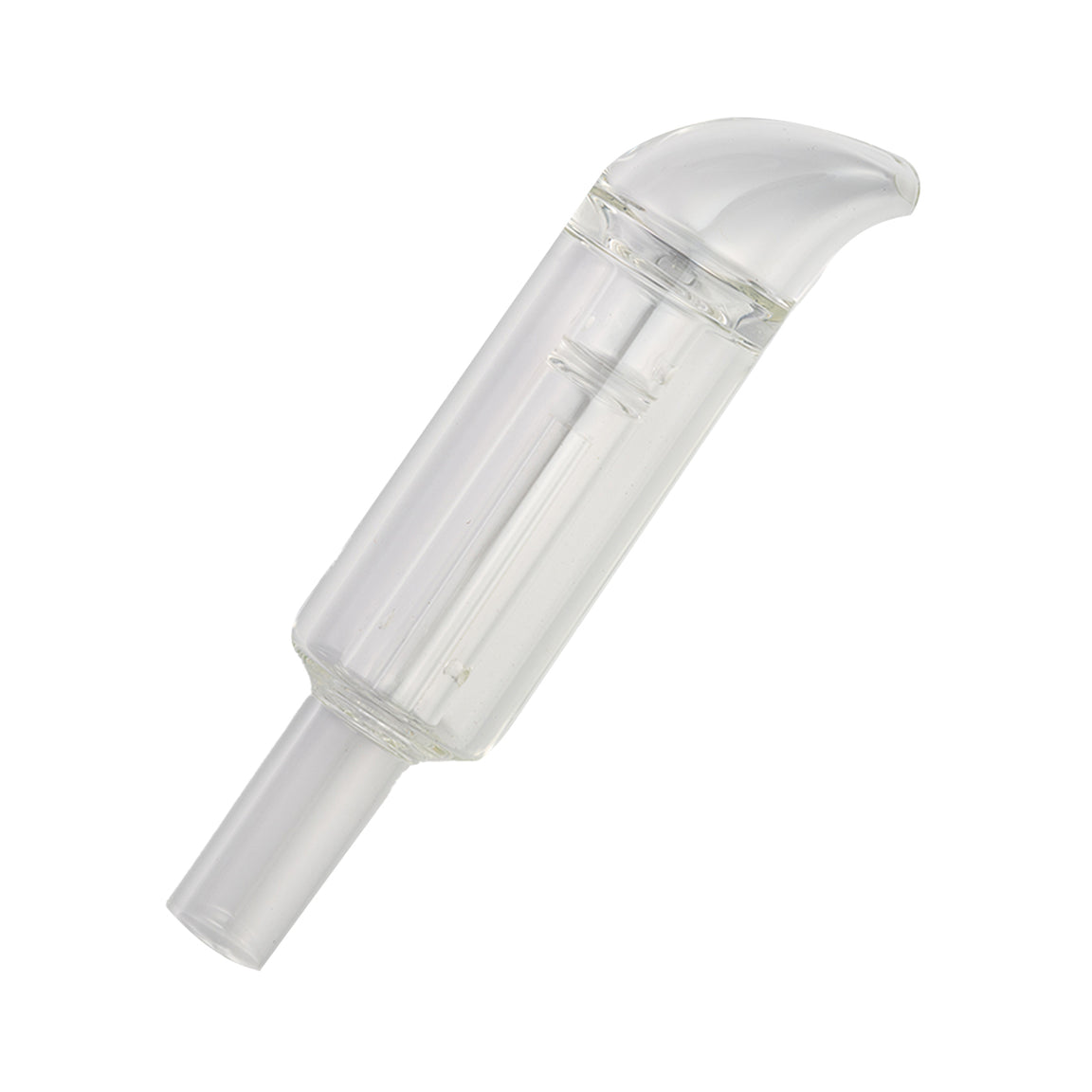 Shop POTV Bent Glass Mini Bubbler [Fast Shipping] - Planet Of The Vapes