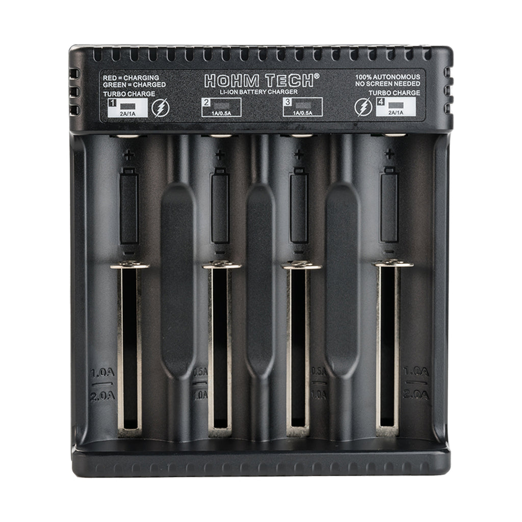 Hohm Tech School 4 Channel Battery Charger | Discreet Shipping | POTV ...