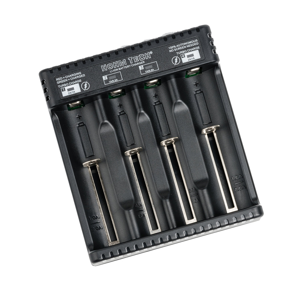 Hohm Tech School 4 Channel Battery Charger | Discreet Shipping | POTV ...